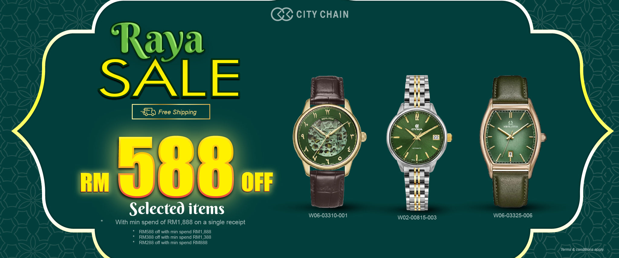 City Chain Malaysia | Online Watch Shop | Watch Retailer & Boutique