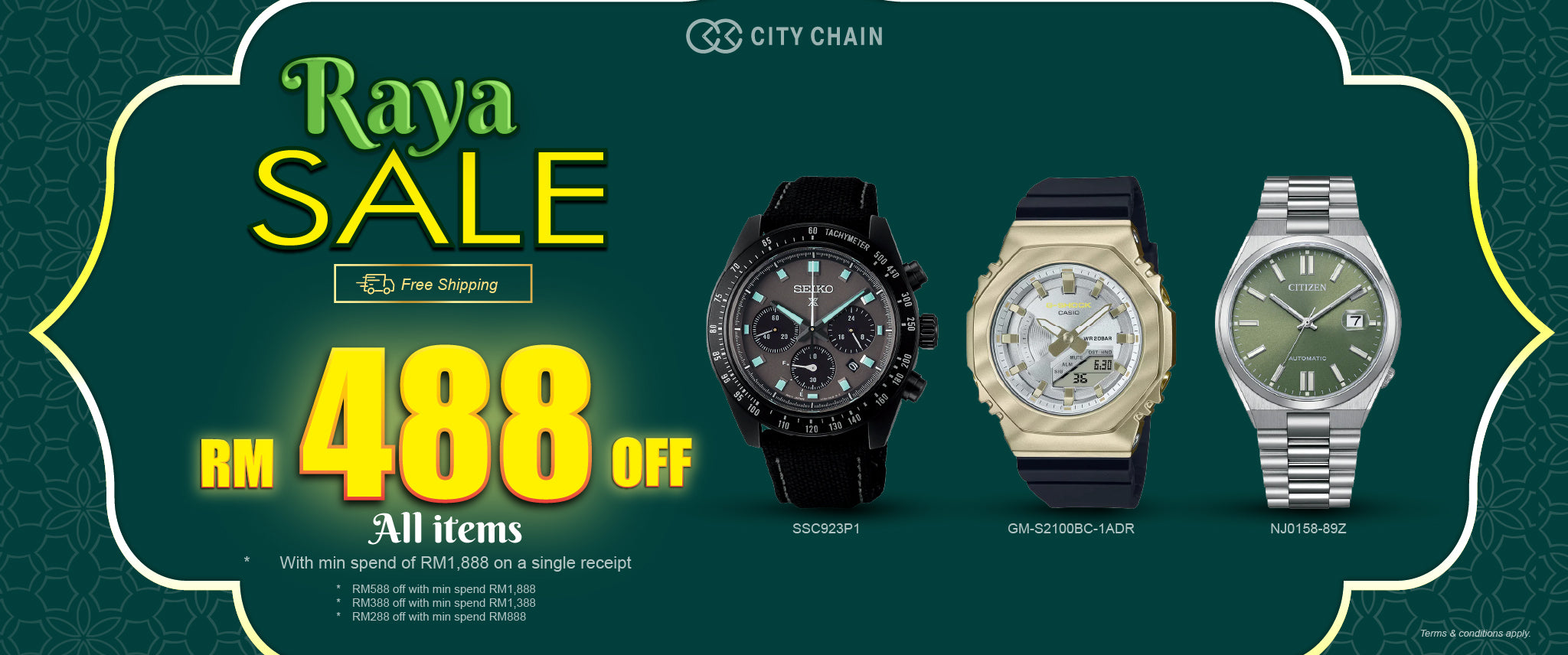 City Chain Malaysia | Online Watch Shop | Watch Retailer & Boutique